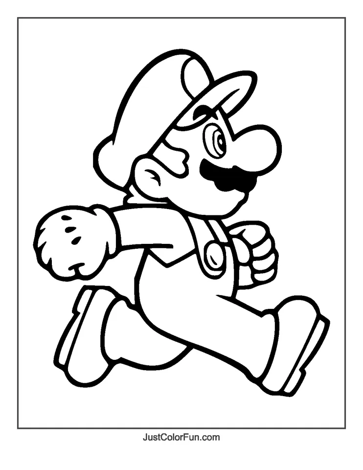 Super Mario Coloring Pages (34 Free Printable PDFs)