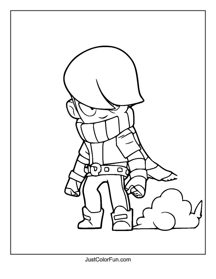 Brawl Stars Coloring Pages (49 Free Printable PDFs)