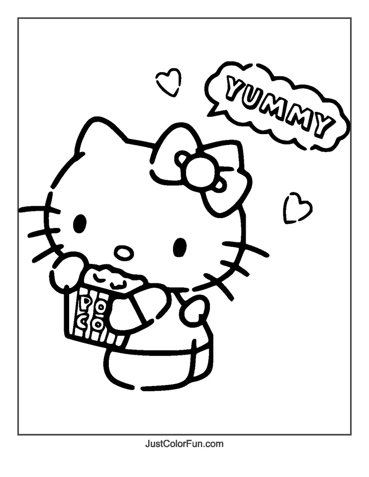 Hello Kitty Coloring Pages (41 Free Printable PDFs) – For All Ages