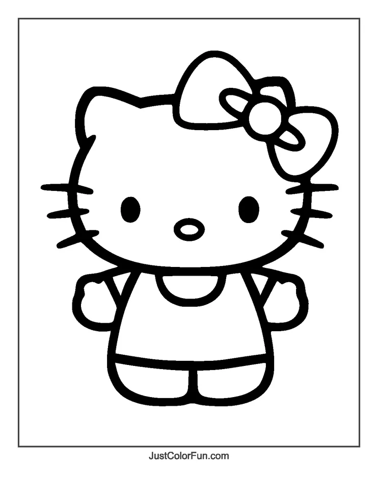 Hello Kitty Coloring Pages (41 Free Printable PDFs) – For All Ages