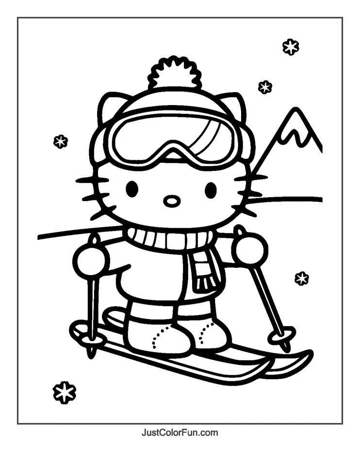 Hello Kitty Coloring Pages (41 Free Printable PDFs) – For All Ages