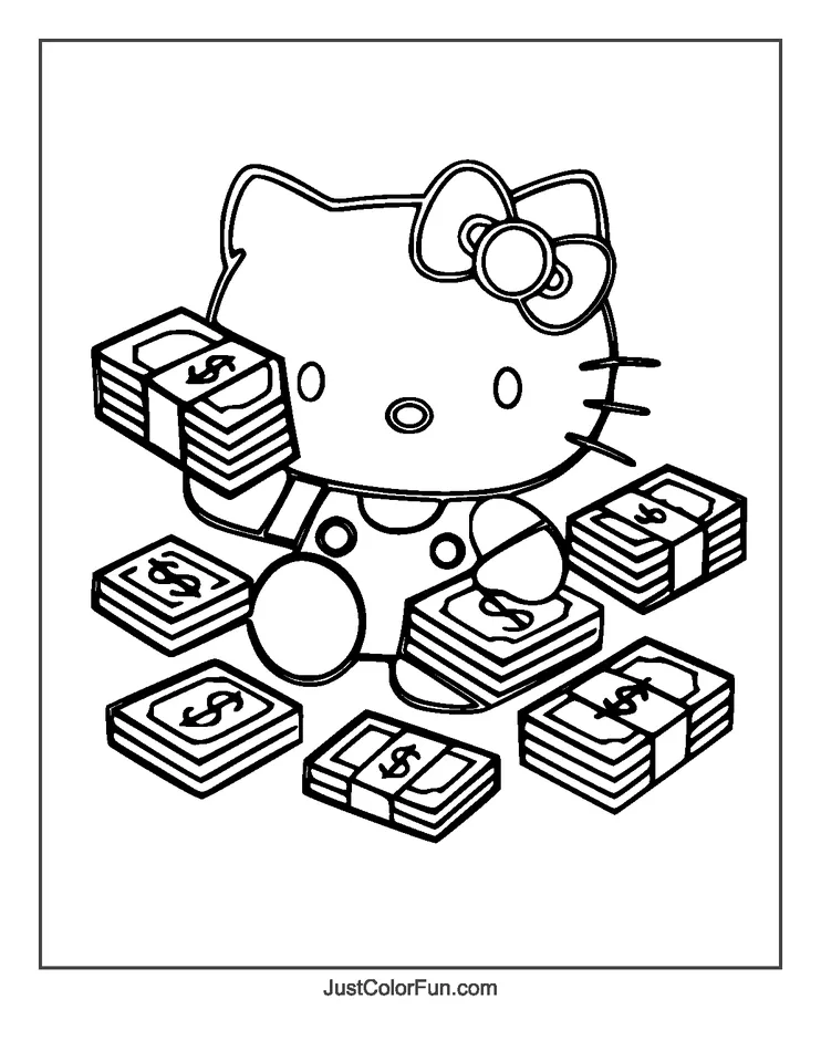 Hello Kitty Coloring Pages (41 Free Printable PDFs) – For All Ages