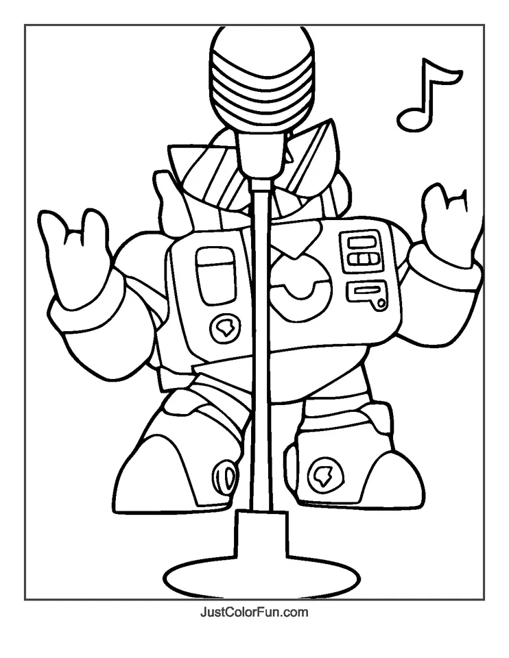 Brawl Stars Coloring Pages (49 Free Printable PDFs)