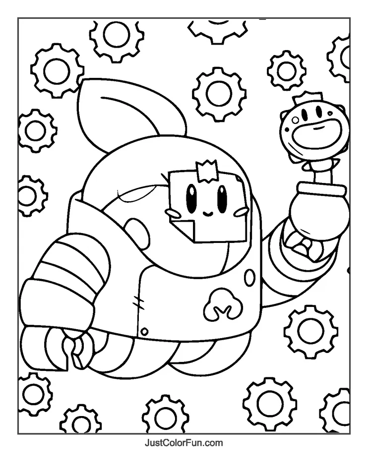 Brawl Stars Coloring Pages (49 Free Printable PDFs)