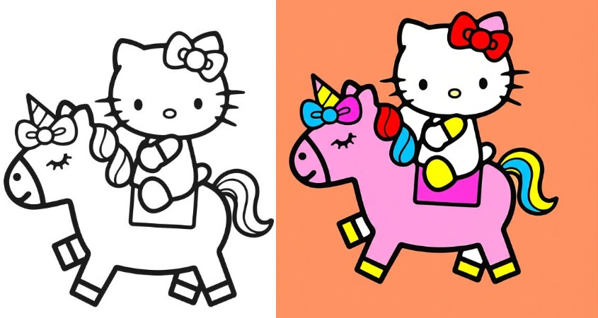 Hello Kitty Coloring Pages (41 Free Printable PDFs) – For All Ages
