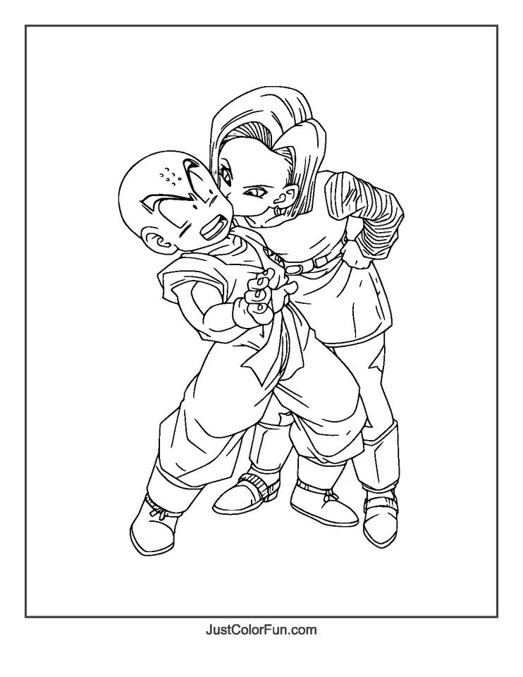 Dragon Ball Z Coloring Pages (32 Free Printable PDFs)