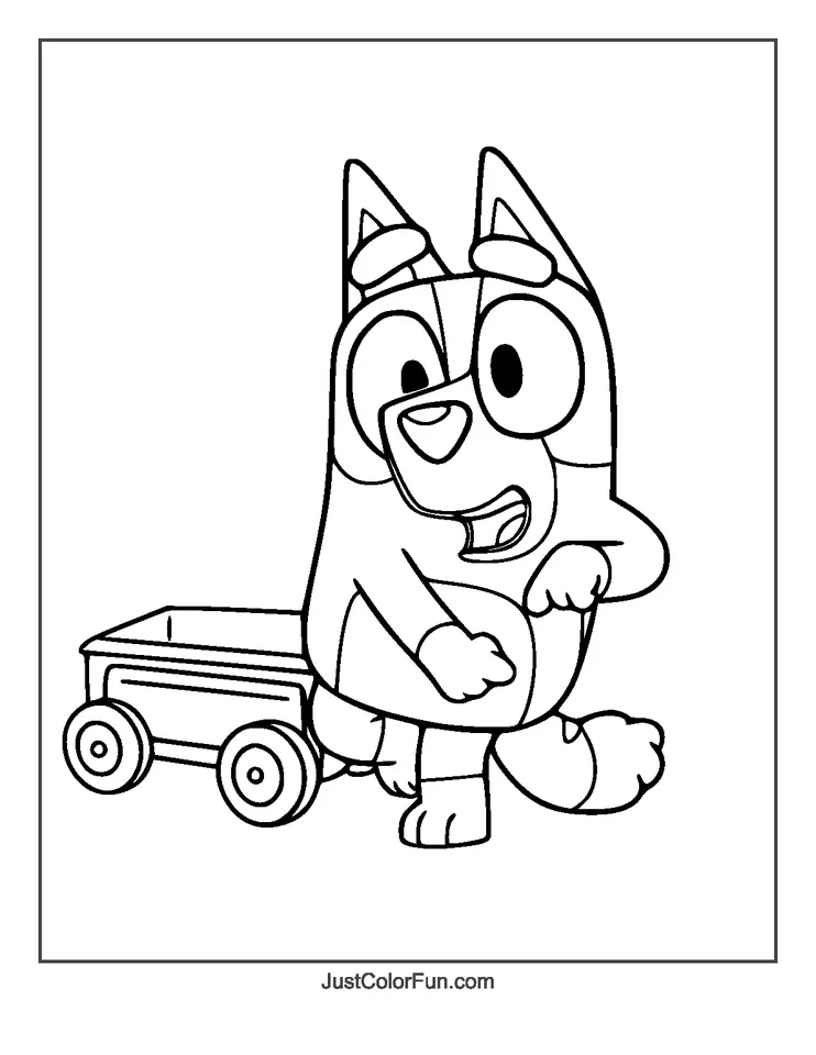 Bluey Coloring Pages (29 Free Printable PDFs)