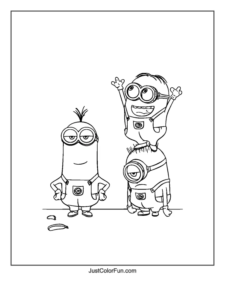 Minions Coloring Pages (23 Free Printable PDFs) – For All Ages