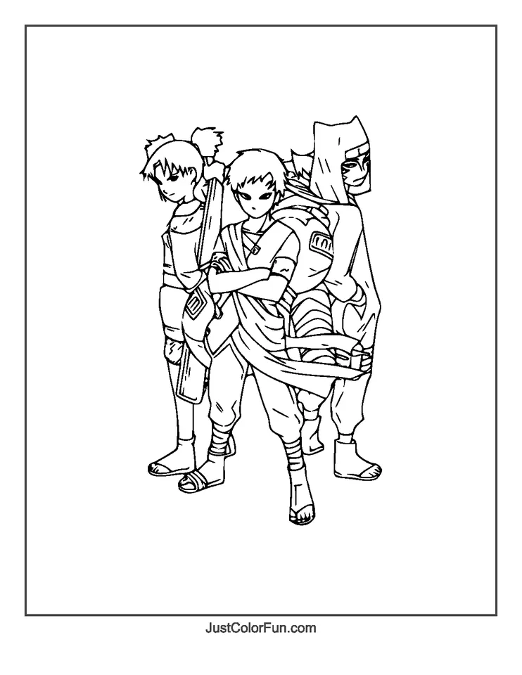 Naruto Coloring Pages (36 Free Printable PDFs) – For All Ages
