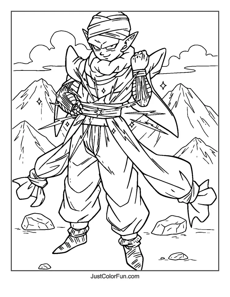 Dragon Ball Z Coloring Pages (32 Free Printable PDFs)