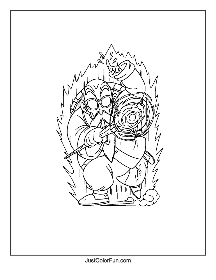 Dragon Ball Z Coloring Pages (32 Free Printable PDFs)