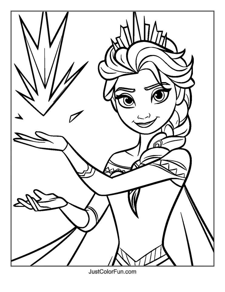 Elsa Coloring Pages (34 Free Printable PDFs) – For All Ages