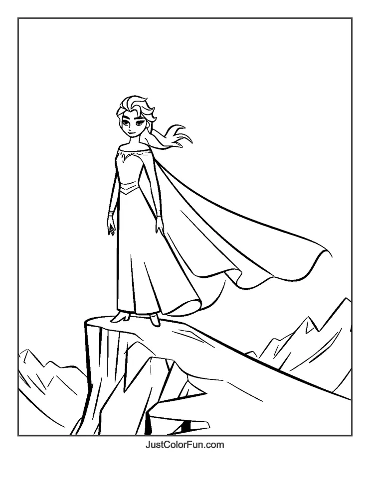 Elsa Coloring Pages (34 Free Printable PDFs) – For All Ages