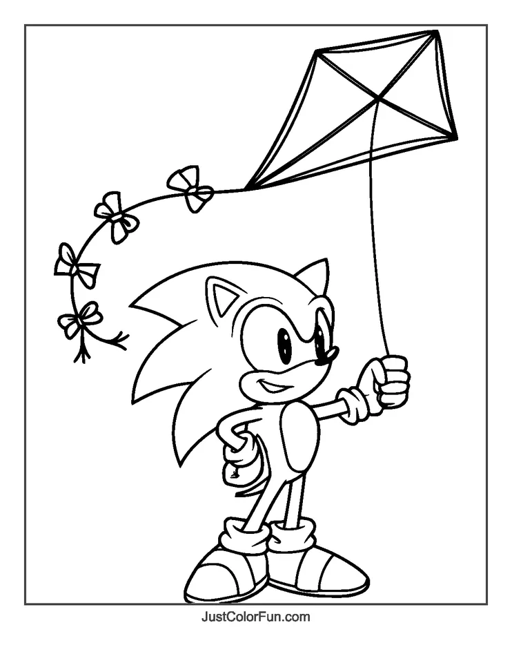 Sonic Coloring Pages (42 Free Printable PDFs) – For All Ages