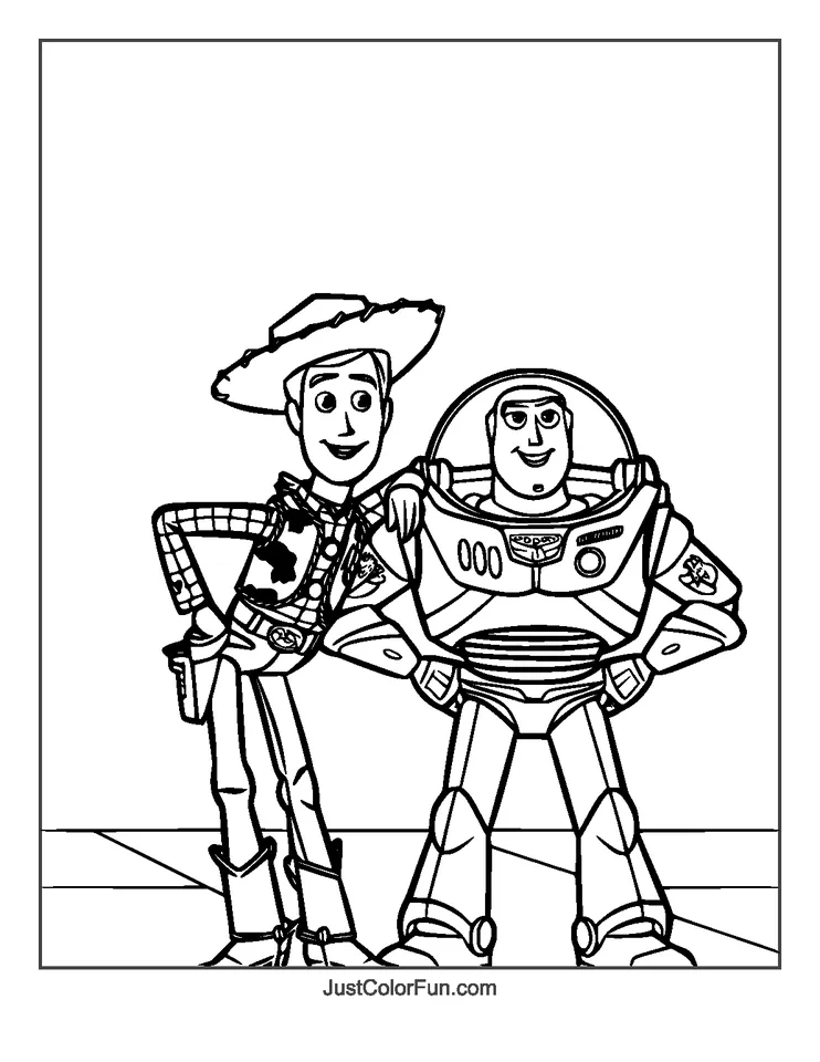 Toy Story Coloring Pages (27 Free Printable PDFs)