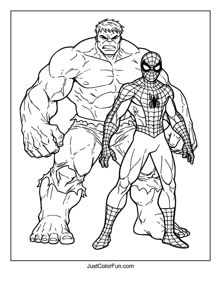 Spider-Man Coloring Pages (21 Free Printable PDFs)