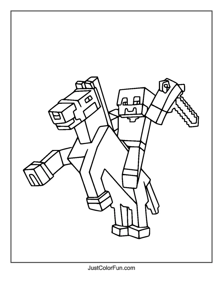 Minecraft Coloring Pages (40+ Free Printable PDFs)