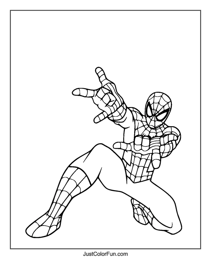 Spider-Man Coloring Pages (21 Free Printable PDFs)