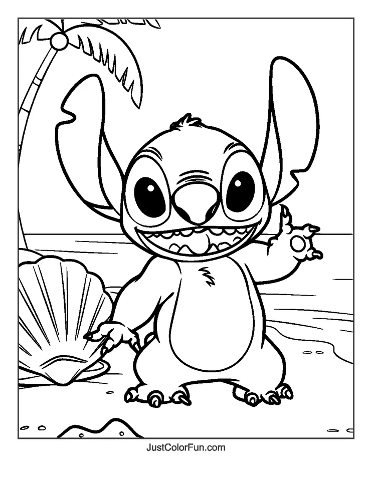 Stitch Coloring Pages (33 Free Printable PDFs) – For All Ages