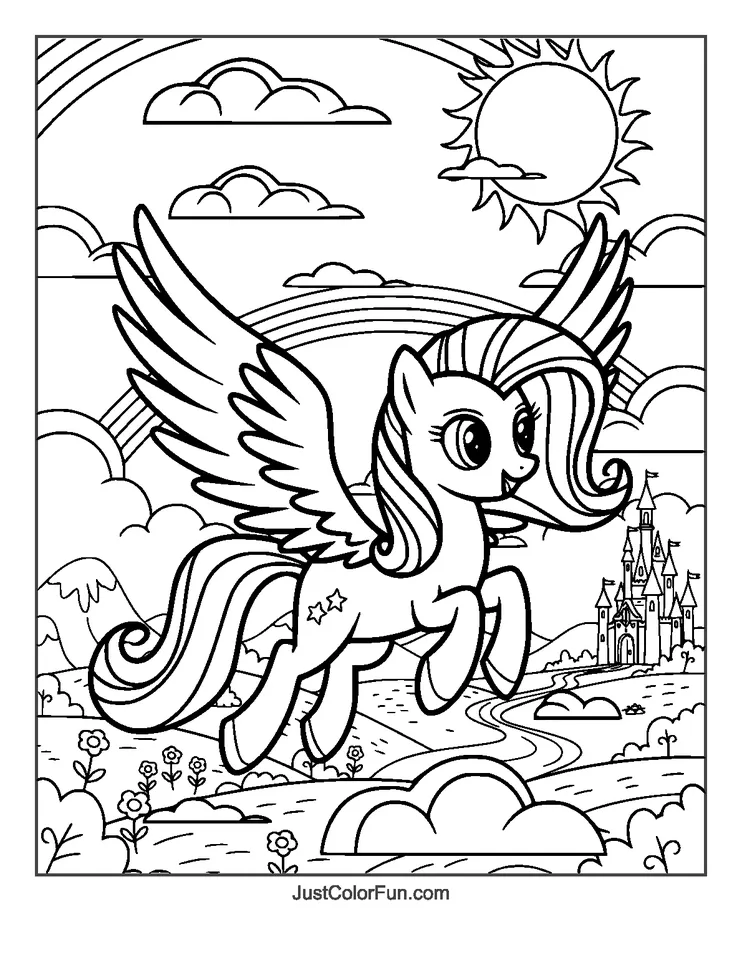 My Little Pony Coloring Pages (28 Free Printable PDFs)
